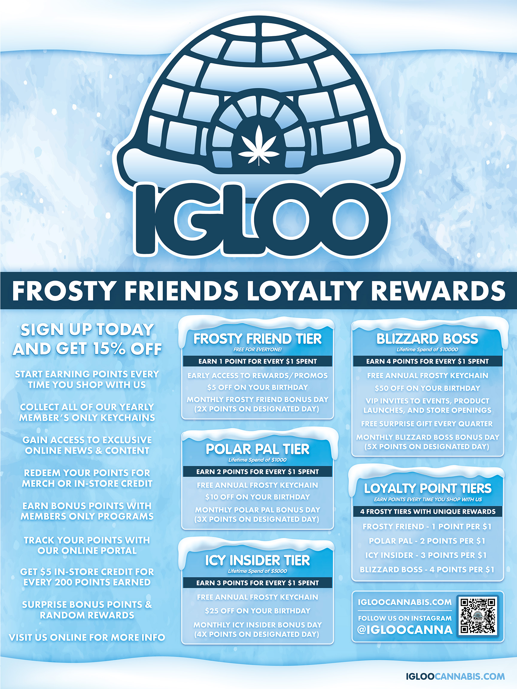 Rewards Program » Igloo Cannabis Store